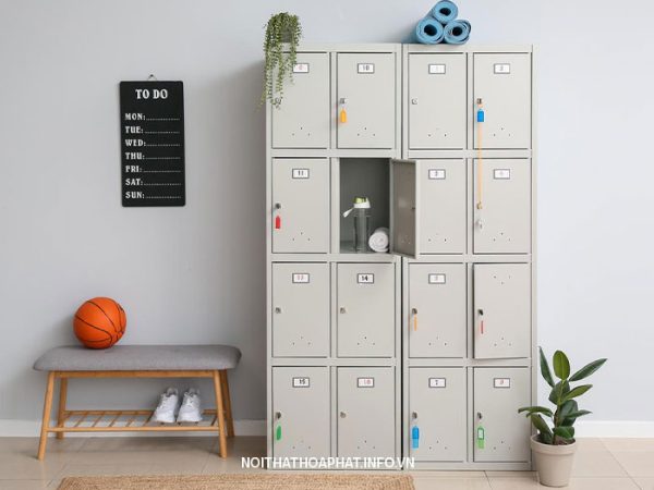 Tủ locker khóa số Hòa Phát thông minh, hiện đại năm 2025 - Nội Thất Hòa ...